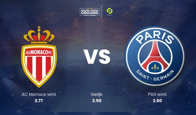 AS Monaco – PSG is de ‘Wedstrijd van de Week’ bij BetCity.nl